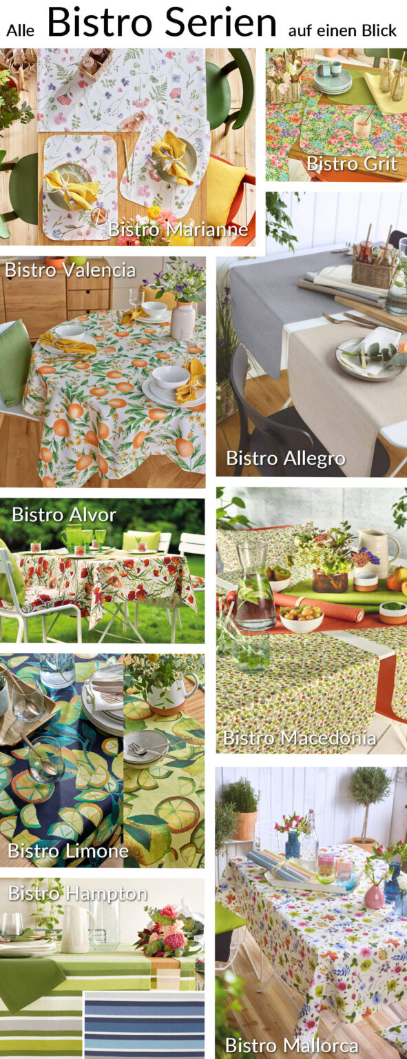 Sander Tischdecken – Tisch-Decken